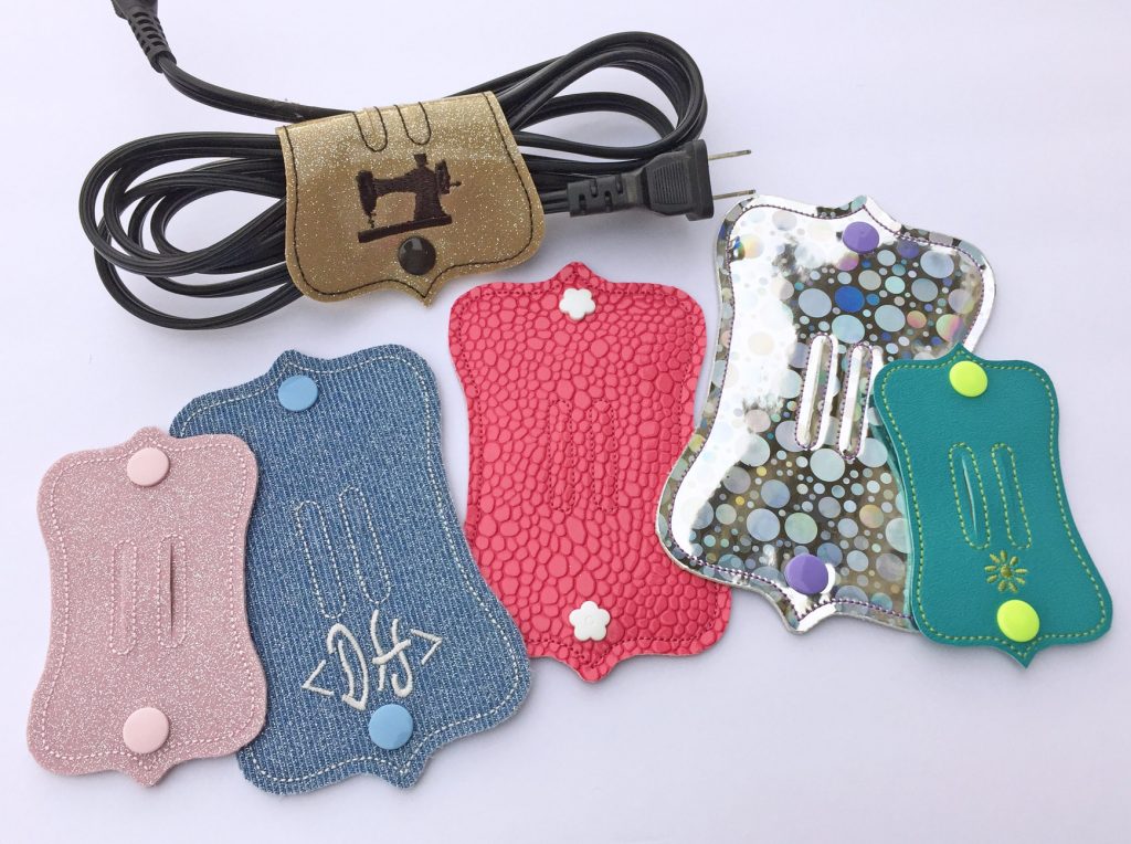 Cord & Phone Charger Plug Wraps | Embroidery Garden