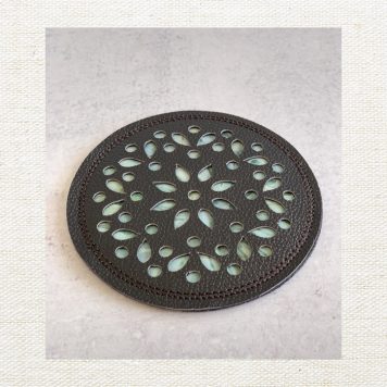 Cork Cut Coasters 1 | Embroidery Garden