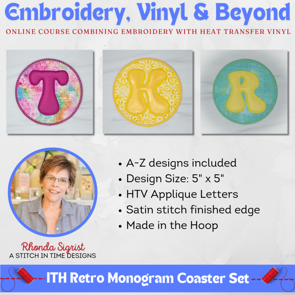 Embroidery Vinyl & Beyond Video Course | Embroidery Garden