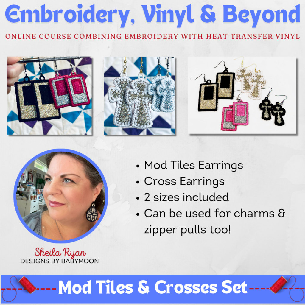 Embroidery Vinyl & Beyond Video Course | Embroidery Garden