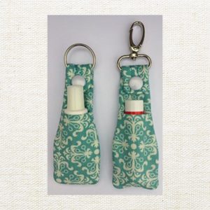 Chapstick Key Fobs | Embroidery Garden